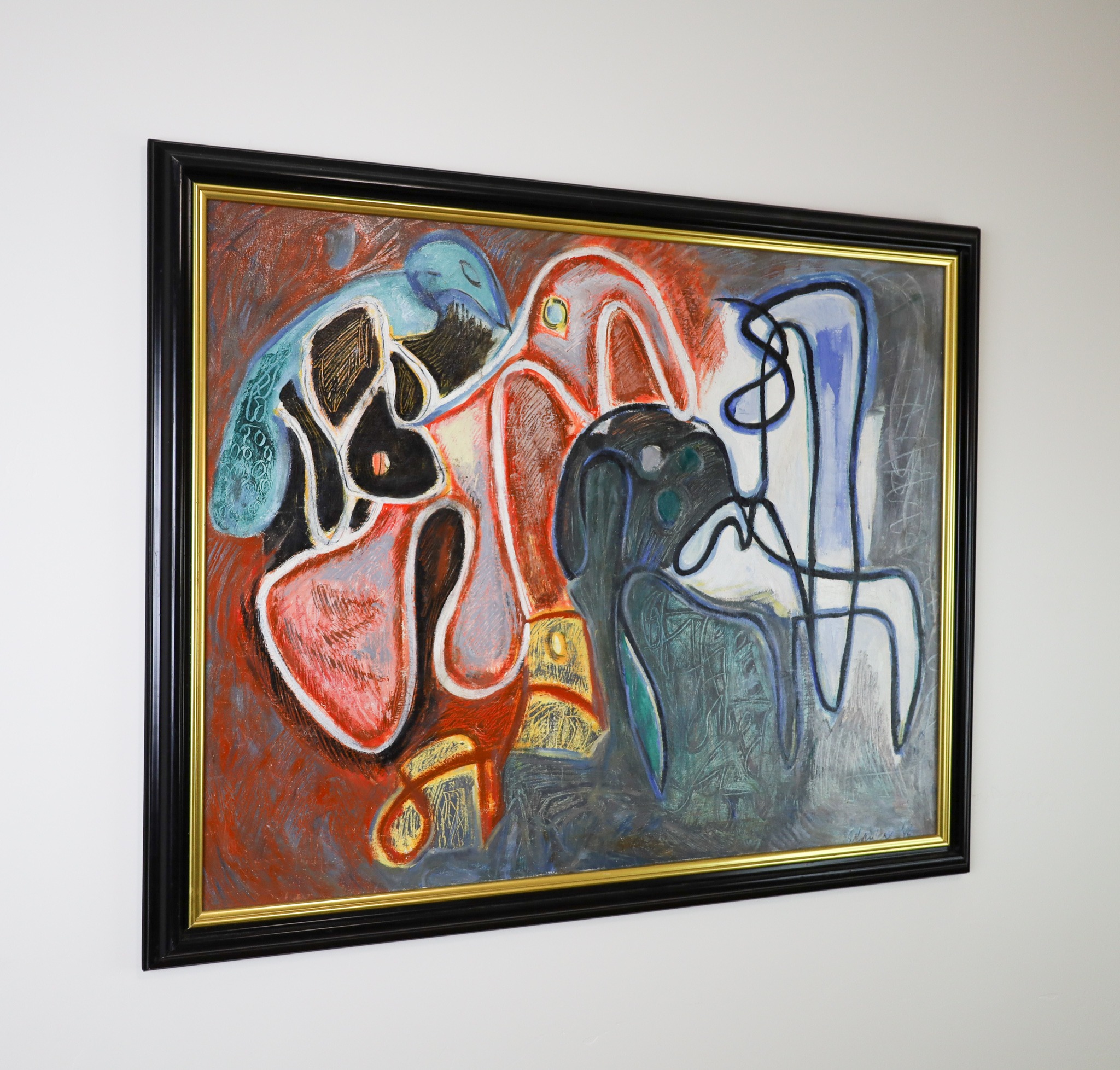 Louis Schanker Oil Painting – Kevin Christopher Gallery